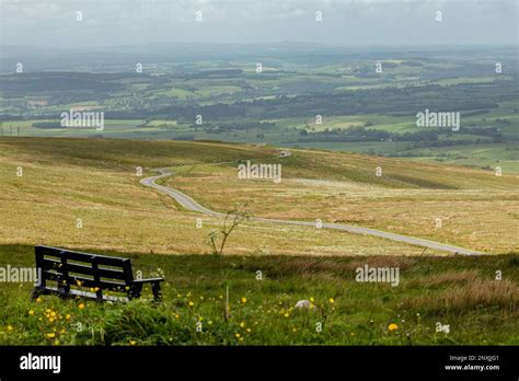 The View Over The Eden Valley From Hartside Pass Summit North Pennines