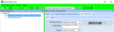 Add Findnum To Mass Issue To Mfg Kinetic Erp Epicor User Help Forum