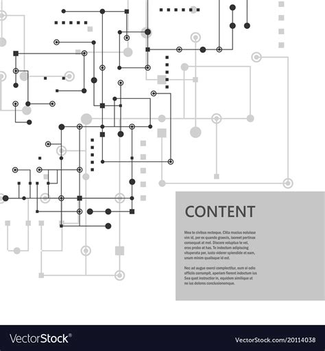 Network And Connect Lines Dots Technology Vector Image