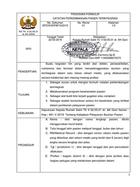 Spo Pengisian Cppt Pdf Pdf