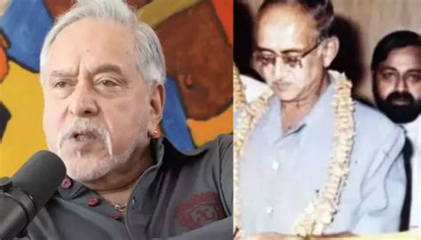 Meet Vittal Mallya Dad Of Vijay Mallya A Frugal Spender Strict Father Shy Of Public