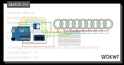 Reloj Wokwi Esp32 Stm32 Arduino Simulator