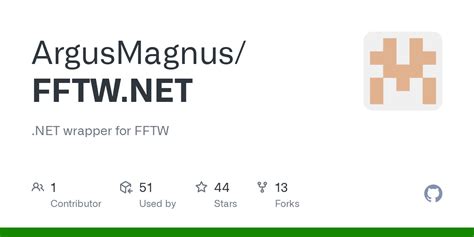 Github Argusmagnusfftwnet Net Wrapper For Fftw