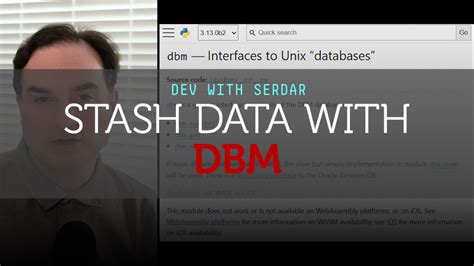 How To Use Dbm To Stash Data Quickly In Python Infoworld