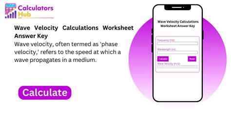 Wave Velocity Calculator Online