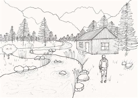 Sketching A Natural Landscape