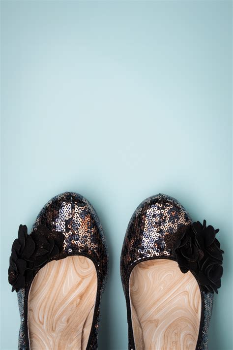 Ruby Shoo 50s Eva Sequin Pumps In Leopard Shop At Topvintage