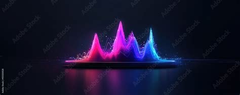 A Histogram Featuring Overlapping Axes And Data Distribution Represented In Vivid Colors Stock