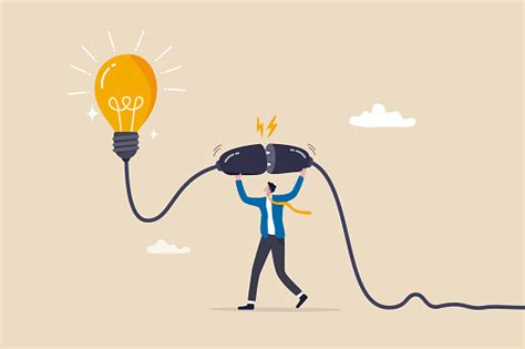 성공 발명 또는 해결 개념을 위해 문제 상상력 또는 혁신을 해결하기 위한 솔루션을 얻는 창의성 아이디어 똑똑한 사업가는 전기