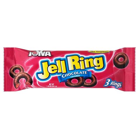 Joyva Jell Ring Chocolate Covered 135oz
