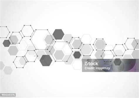 분자 구조 추상 기술 배경입니다 의료 디자인입니다 벡터 일러스트 레이 션 0명에 대한 스톡 벡터 아트 및 기타 이미지 0명
