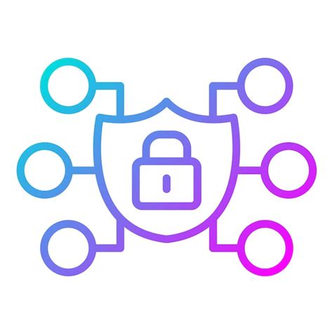 Premium Vector Data Security Vector Illustration Style