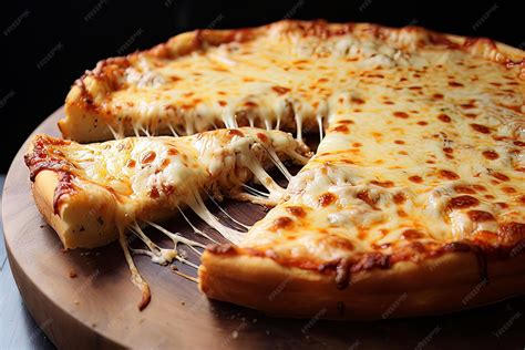 Premium Ai Image Cheese Lovers Dream Extra Cheesy Pizza