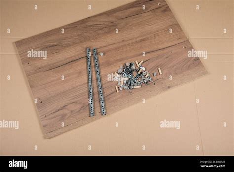 Putting Together Self Assembly Furniture Diy Concept Stock Photo Alamy