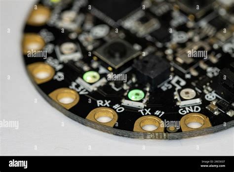 Round Circular Microcontroller For Interaction Design And Wearable Devices Round Wearable