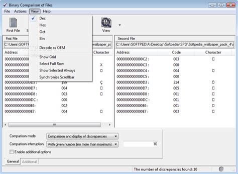 Binary Comparison Of Files Download Free Windows 30 Softpedia