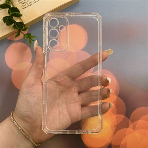 قاب گوشی Galaxy A24 سامسونگ ژله ای ایربگ دار ضد ضربه New Design شفاف
