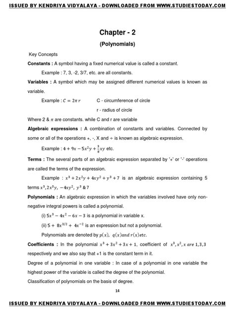 Polynomials Download Free Pdf Polynomial Factorization