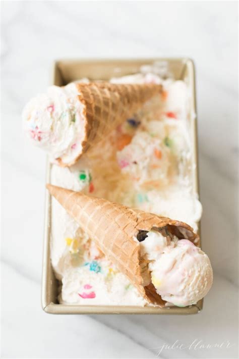 No Churn Bubble Gum Ice Cream Julie Blanner