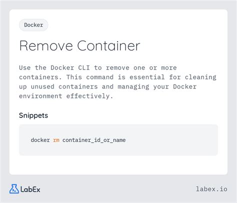 Remove Container