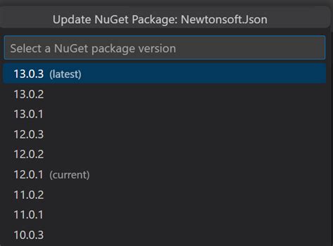 Visual Studio Code 中的 NuGet VSCode 编辑器