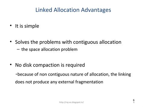 Linked Allocation 48 Ppt