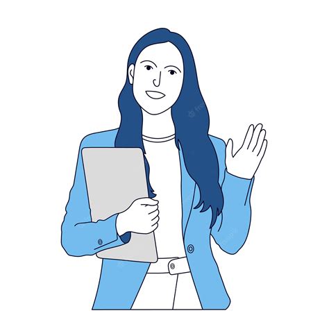 Finanzas Y Empleo Empresarios Exitosos Dibujo De Arte De Línea De