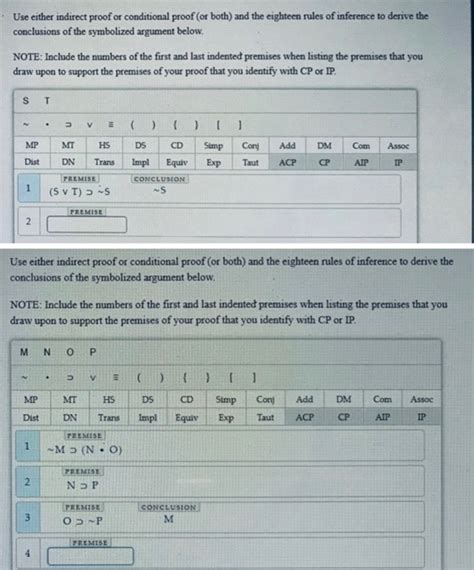 Solved Use Either Indirect Proof Or Conditional Proof Or Chegg Com