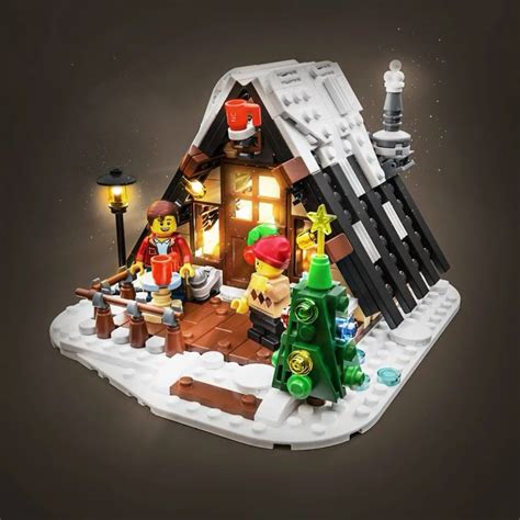 Pin By Natalie Masters On Lego Ideas Lego Christmas Sets Lego Halloween Lego Christmas Village