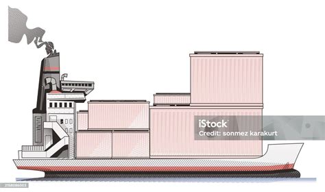 Ship Export Infographic Stock Illustration Download Image Now Box