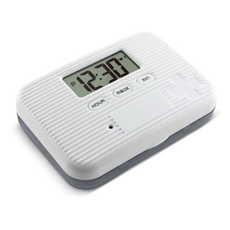 Dust Proof Separated Pill Organizer Pill Box Case Electronic Timer Alarm Clock Reminder Medicine