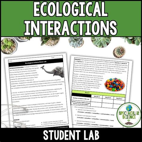 Ecological Interactions Lab Spectacular Science Ecological Interactions Lab Spectacular Science