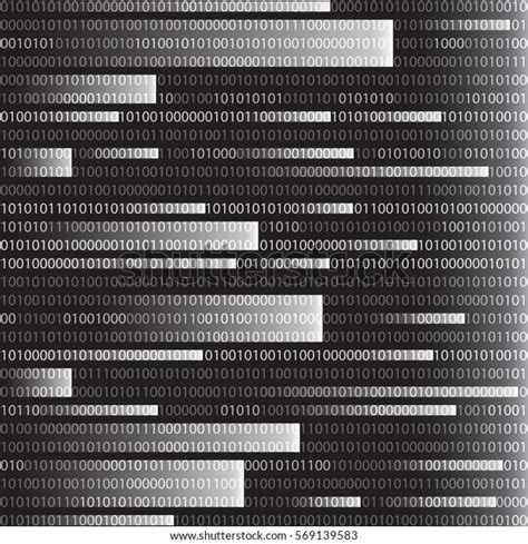 Background Matrix Style Falling Random Numbers Stock Vector Royalty Free 569139583 Shutterstock