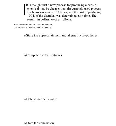 solved it is thought that a new process for producing a