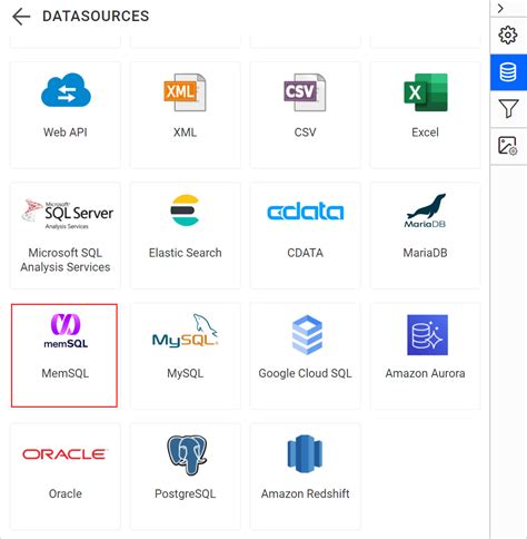 Connect To Memsql Data Source Bold Reports Blazor