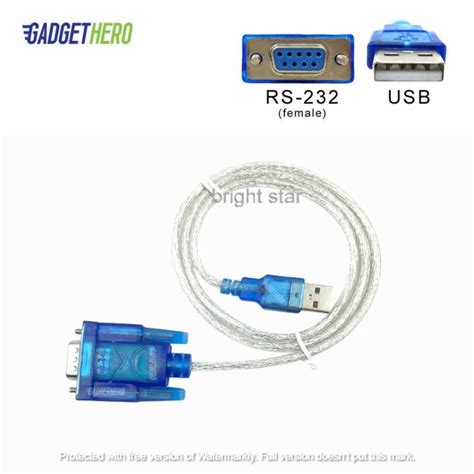 Ch340 Usb To Serial 9 Pin Db9 Rs232 Female Cable Adapter Converter Windows 10 7 Bd