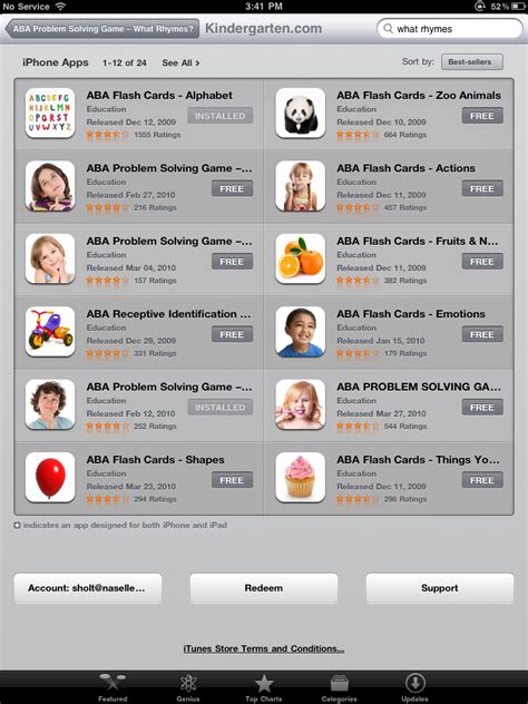 Digital Kindergarten Free Special Education Apps By Aba During April