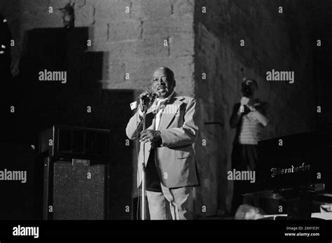 Count Basie And The Count Basie Orchestra At The Salon De Provence Jazz Festival In 1977 Stock
