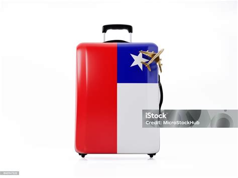 장난감 비행기 및 칠레 플래그와 질감이 현대적인 화물 개념 여행 0명에 대한 스톡 사진 및 기타 이미지 0명 3차원 형태