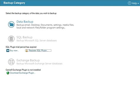 How To Register The Sql Plugin Of Genie Backup Manager Server 90