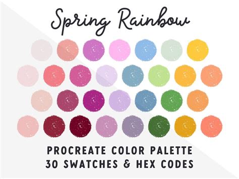 Procreate Color Palette Ipad Procreate Tools Digital Etsy