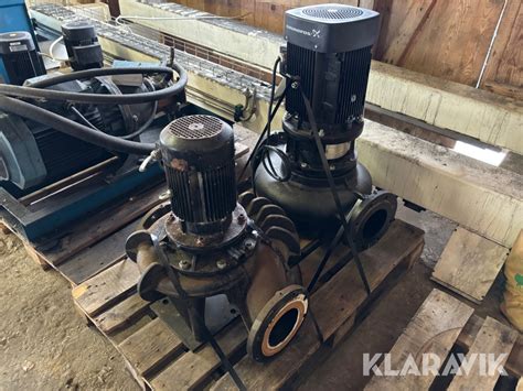 Vattenpumpar Grundfors Finspång Klaravik Auktioner