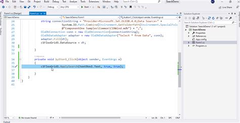Winform C1flexgrid Filter By Code Ie C Winforms Edition