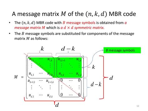 Ppt Secret Sharing Schemes Based On Minimum Bandwidth Regenerating