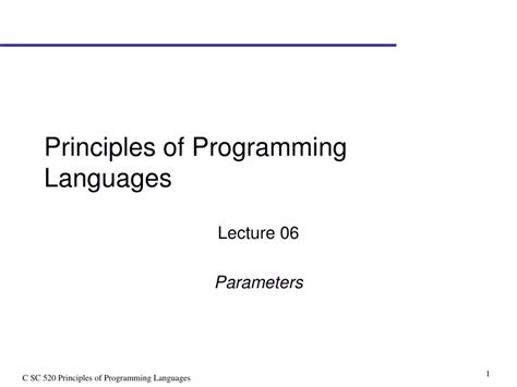 Ppt Principles Of Programming Languages Powerpoint Presentation Free