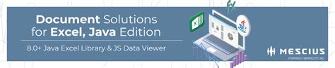 Java Excel Api Document Solutions For Excel Java Edition Visual
