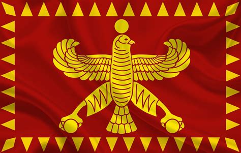 Flag Of The Achaemenid Persian Empire The Flag Is Known As Derafsh