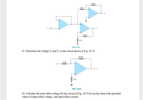 Solved 1 Determine The Voltage V2 And V3 In The Circuit