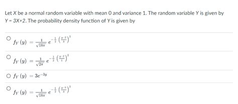 Solved Let X Be A Normal Random Variable With Mean And Chegg