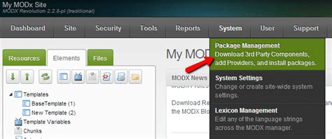 MODx Tutorial How To Install New Modules In MODx